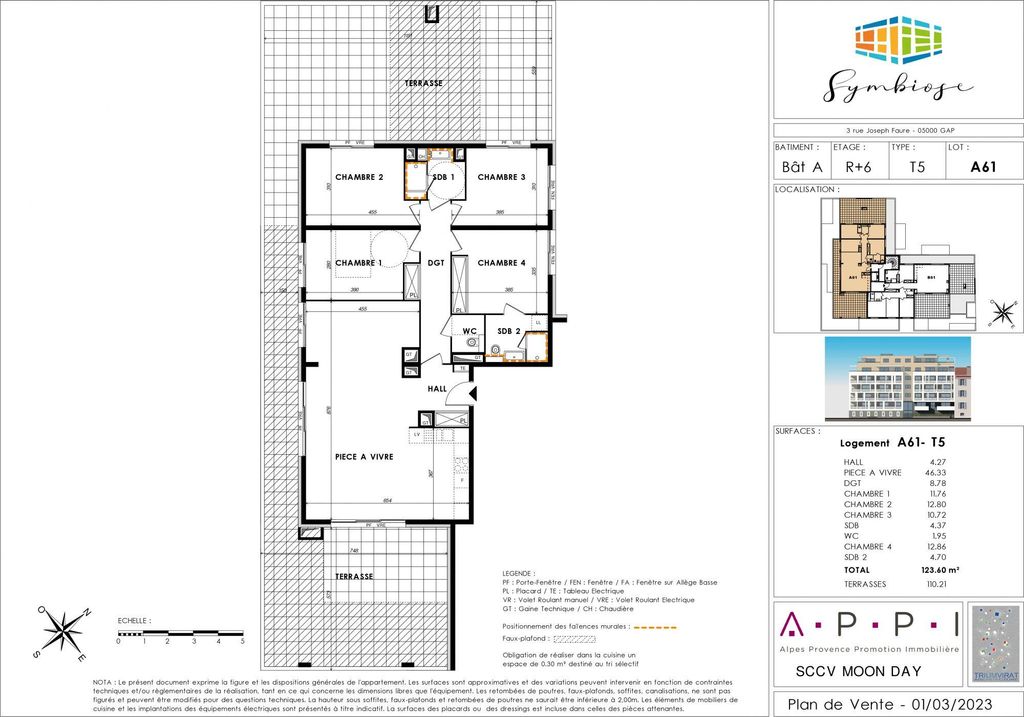 Appartement de prestige de 124 m2 en vente Gap, Provence-Alpes-Côte d ...